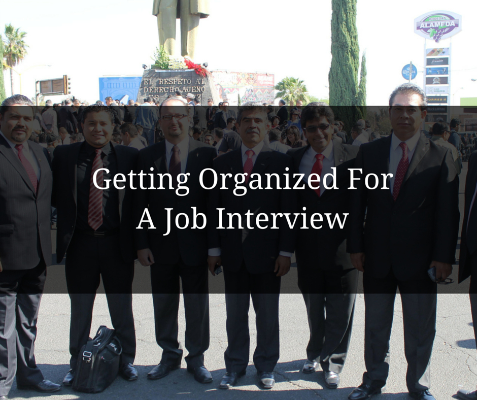 Getting Organized For a Job Interview - Dinks Finance Getting Organized For a Job Interview - Dinks Finance